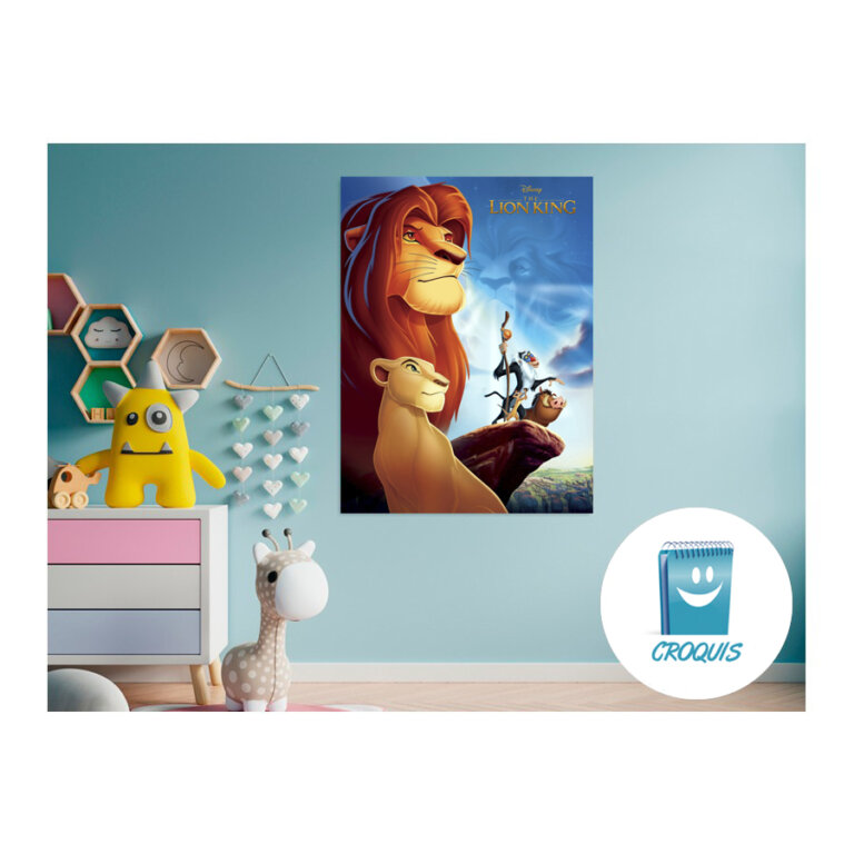 Poster El Rey León 80 cm x 60 cm