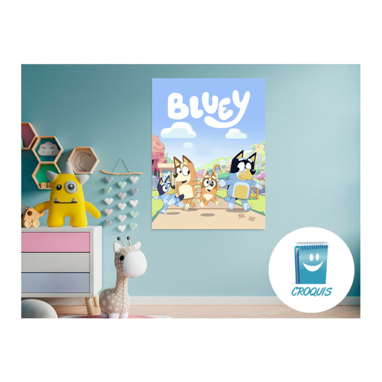 Poster Bluey 80cm x 60cm