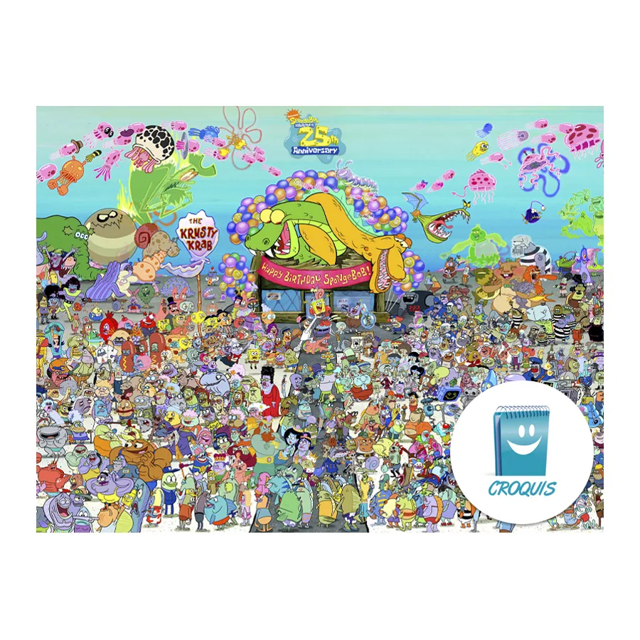 Poster Bob Esponja 150 cm x 200 cm